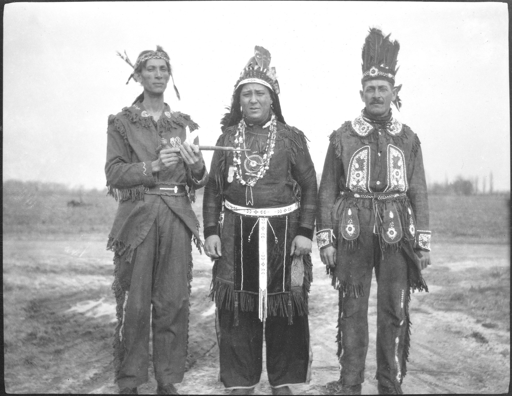 Three Chiefs Standing 1925 – Rappahannock Indian Tribe